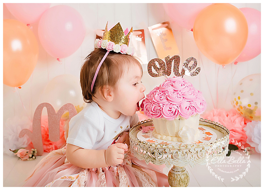 She's ONE! { San Antonio One Year Cake Smash Photographer & Austin Cake Smash Photographer ...