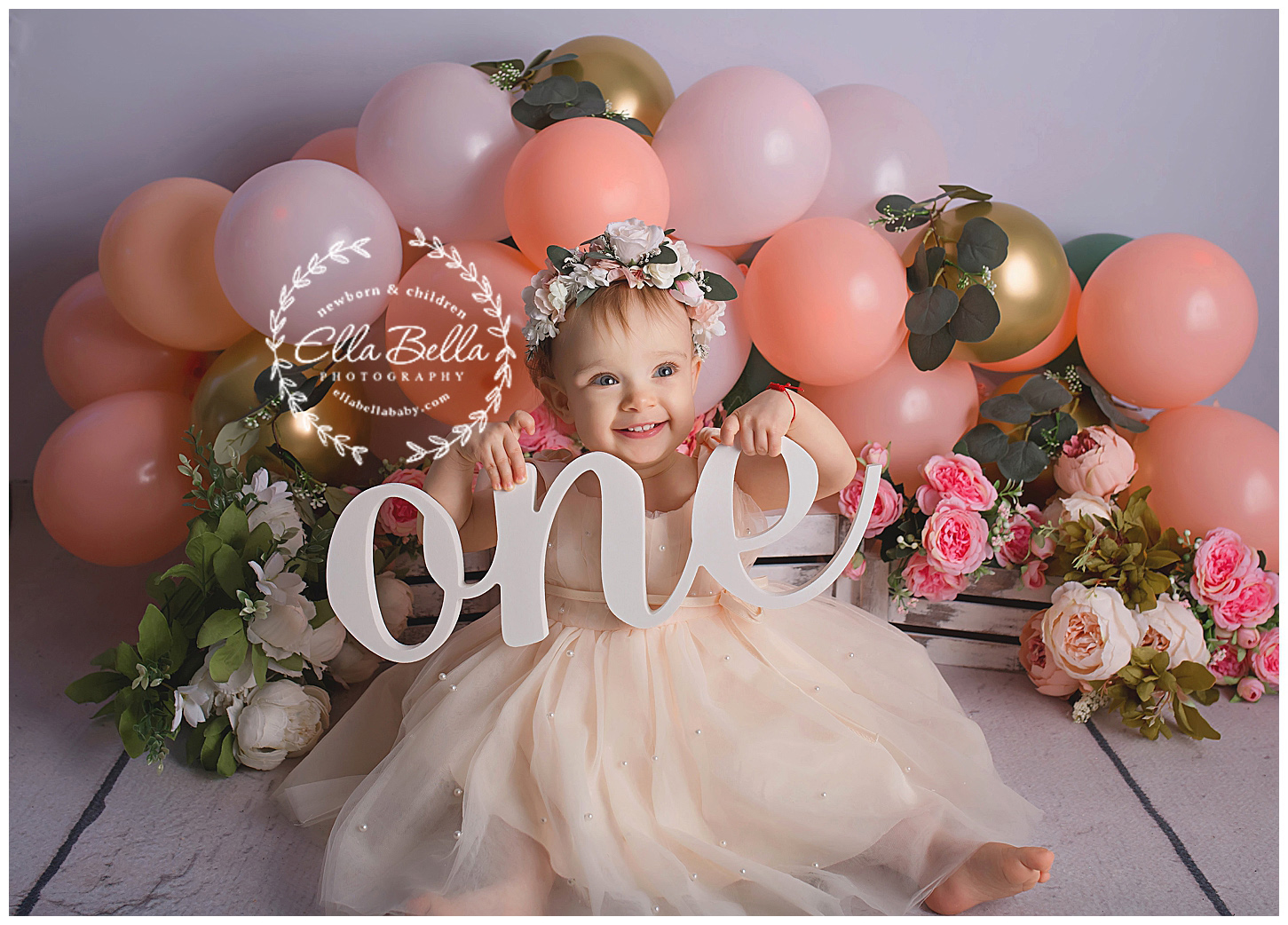 Beautiful One ~ San Antonio One Year Cake Smash Photographer - Ella Bella Photography | Ella ...