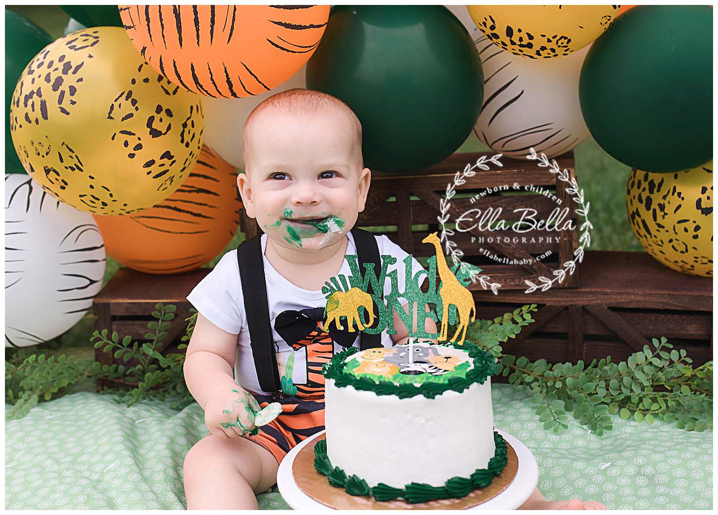 Wild ONE ~ Austin & San Antonio One Year Cake Smash Photographer - Ella ...