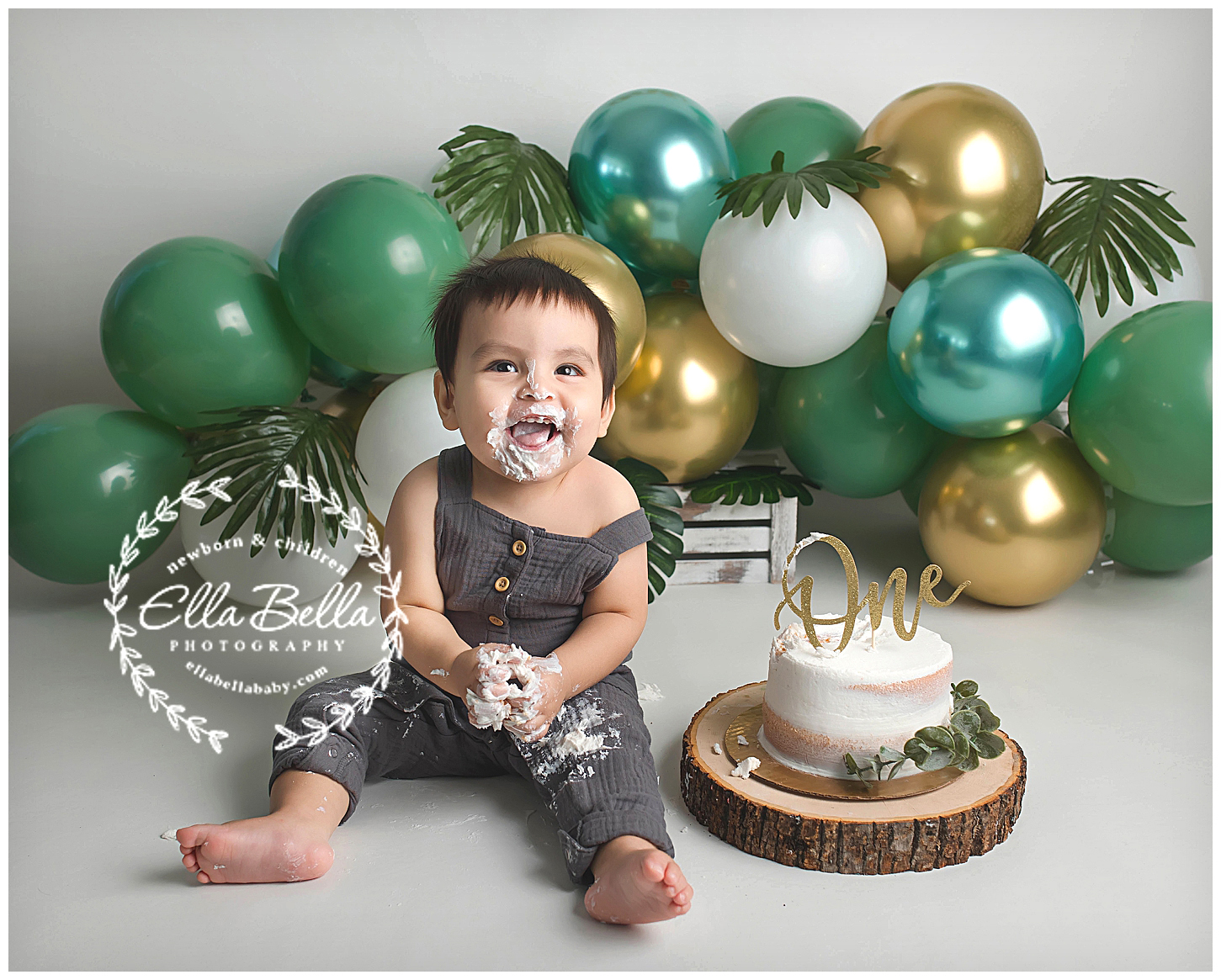 Happy ~ San Antonio One Year Cake Smash Photographer - Ella Bella Photography | Ella Bella ...