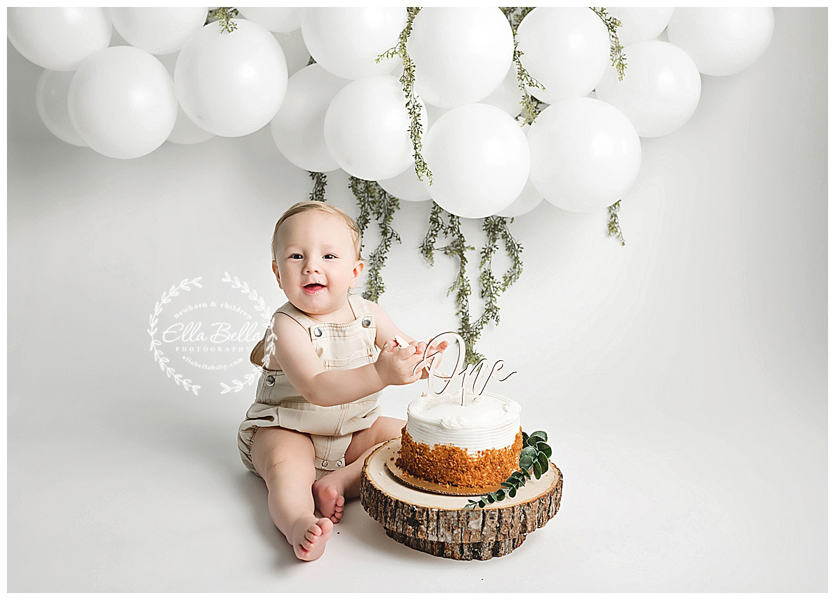 Sweet Boy ~ San Antonio One Year Cake Smash Photographer - Ella Bella Photography | Ella Bella ...