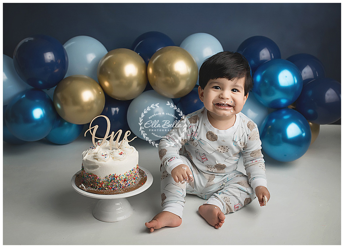 Sweet ONE ~ San Antonio One Year Cake Smash Photographer - Ella Bella Photography | Ella Bella ...