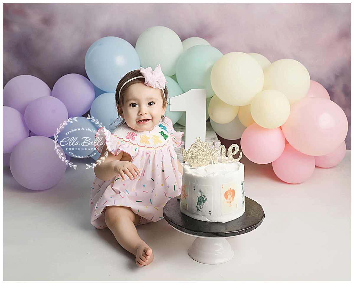 Happy ~ San Antonio One Year Cake Smash Photographer - Ella Bella Photography | Ella Bella ...