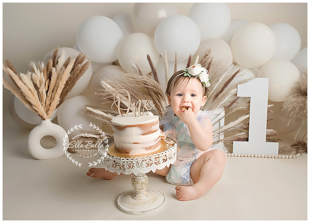 Happy One ~ San Antonio One Year Cake Smash Photographer | Ella Bella Photography - Newborn ...