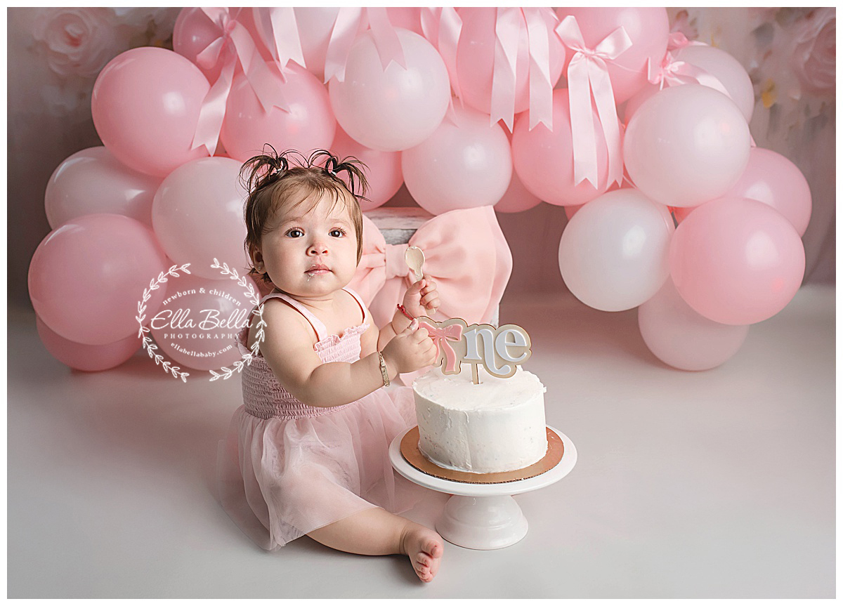 Sweetness ~ San Antonio One Year Cake Smash Photographer | Ella Bella Photography - Newborn ...