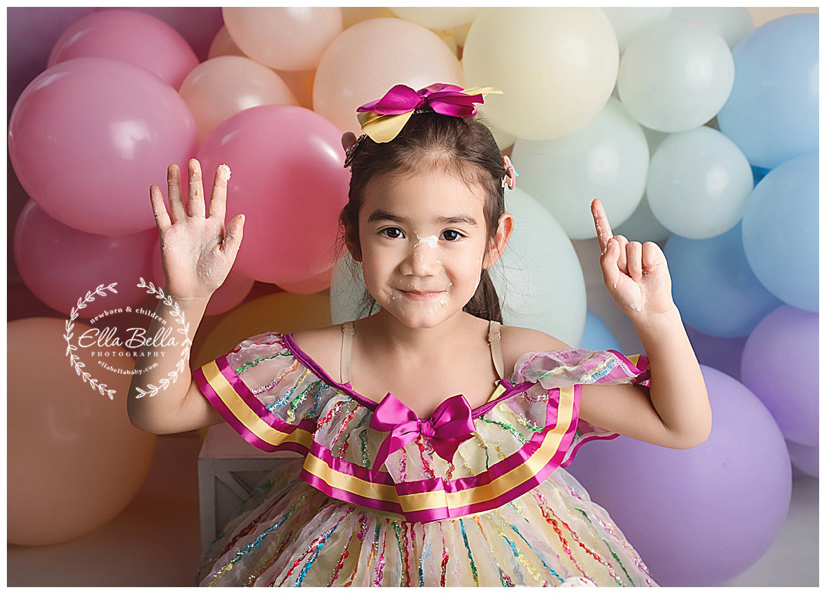 San Antonio Six Year Cake Smash Photographer | Ella Bella Photography - Newborn Photographer in ...